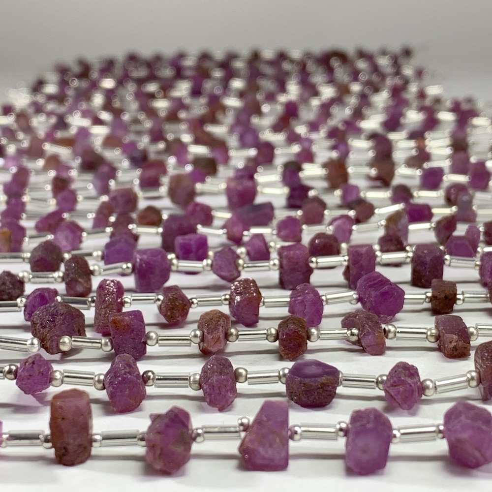Ruby Raw Nuggets 40cts 15pcs 3-6mm • Chalmers Gems