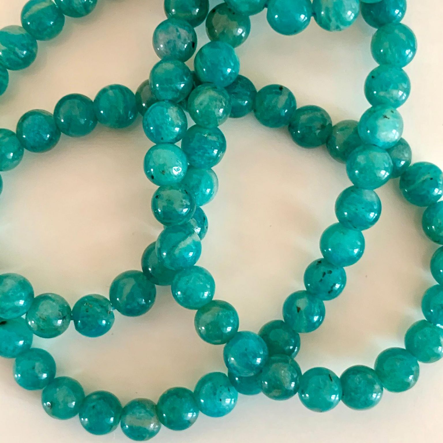 Russian Amazonite Smooth Rounds 4mm 38cm strand • Chalmers Gems