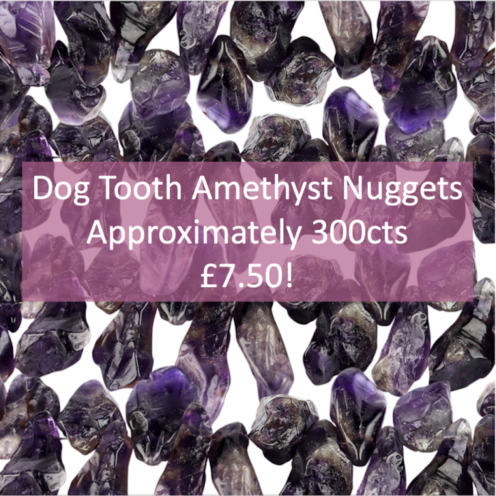 Dog Tooth Amethyst Nuggets Approx 300cts • Chalmers Gems