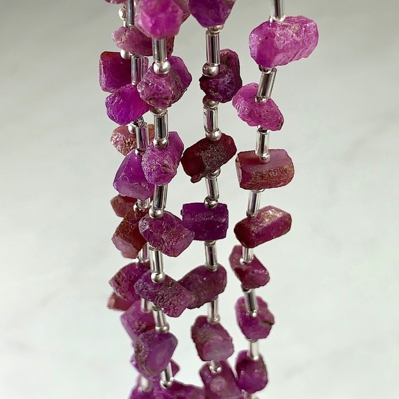 Ruby Raw Nuggets 40cts 15pcs 3-6mm • Chalmers Gems