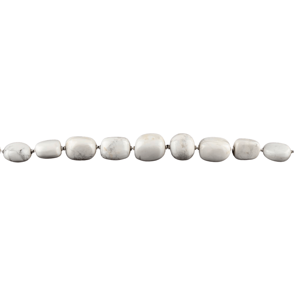 Magnesite Chunky Tumble Beads 11 Pieces • Chalmers Gems